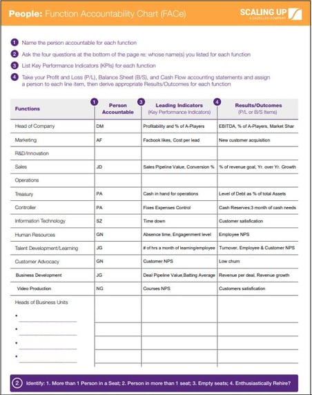 How To Direct Functions & Accountabilities In Your Business (With Charts!)